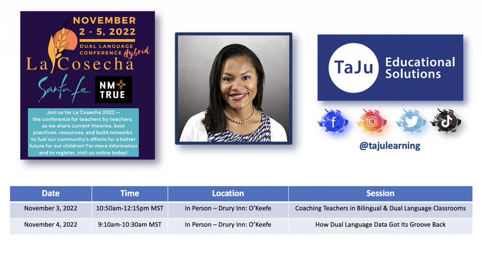 La Cosecha 2022 Conference - Taju